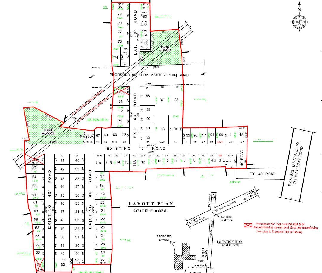 TUDA Plots in Thanapalle for Sale, Contact, Residential